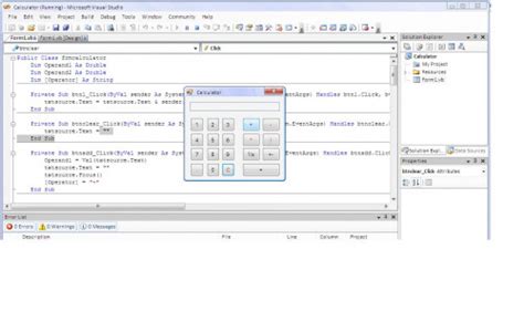 Simple Calculator Program In Vbnet Rutorflower