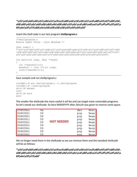 Shellcoding In Linux Pdf