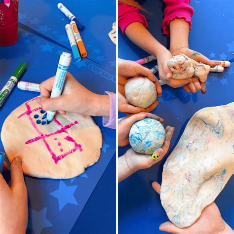 Drawing On Play Dough Sensory Activity Friends Art Lab