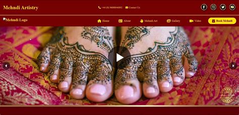 Webdevelopment Html Css Javascript Responsivedesign Mehendiwebsite Tamilselvan J