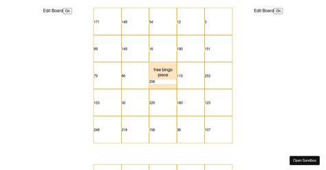 Toreylittlefieldreact Ts Bingo Prototype Codesandbox