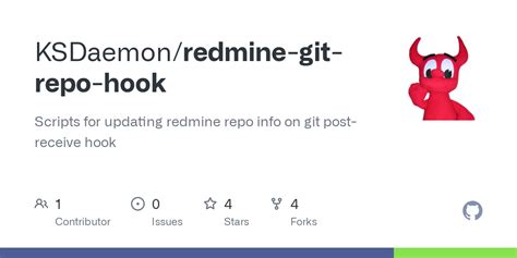 github ksdaemon redmine git repo hook scripts for updating redmine