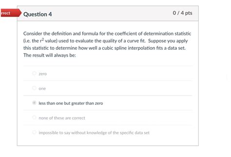 Solved Rrect Question Pts Consider The Definition And Chegg Com