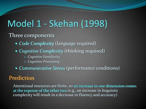 ppt the relationship between task complexity and linguistic