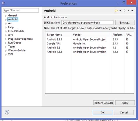 Android My Adt Bundle Says Could Not Find Sdk Folder Stack Overflow