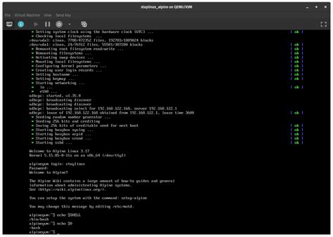 Installing Alpine Linux