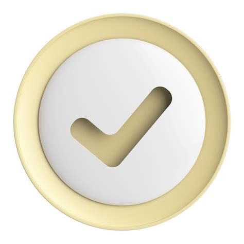 Premium Photo 3d Checkbox Check Mark 3d Illustration