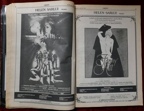 Variety Vintage Movie Magazine Hollywood Illustrated Issue 1983