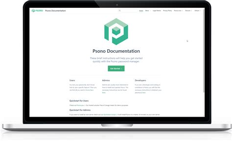 Getting Started Psono