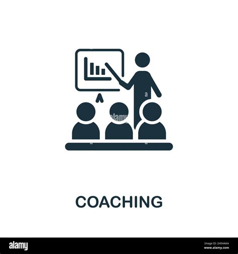 Coaching Icon Monochrome Simple Element From Core Value Collection