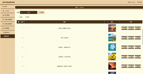 【084】基于springboot实现的家乡特色推荐系统 Csdn博客