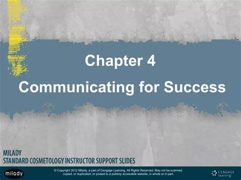 ppt chapter 4 communicating for success powerpoint presentation free download id 12458373