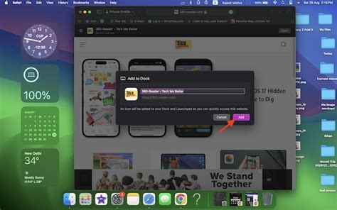 Best Tips To Use Web Apps In MacOS Sonoma On Mac