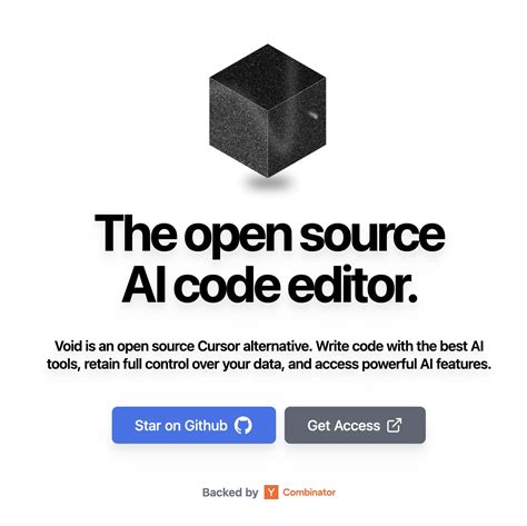 patcell void is an open source cursor alternative write facebook