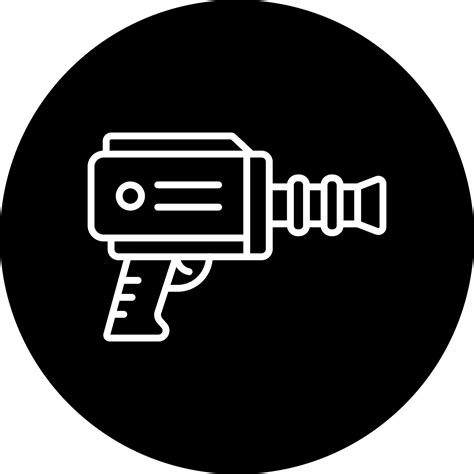 Blaster Vector Icon Style 22547753 Vector Art At Vecteezy
