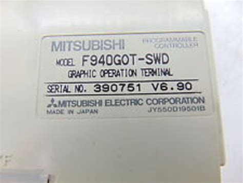Mitsubishi F940got Swd Programmable Controller Module Industrial Lynx