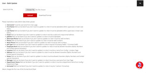 How To Do User Bulk Update Itm Docs