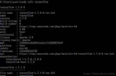 使用anaconda安装tensorflow （windows10环境）anaconda的tensorflow怎么装 Csdn博客
