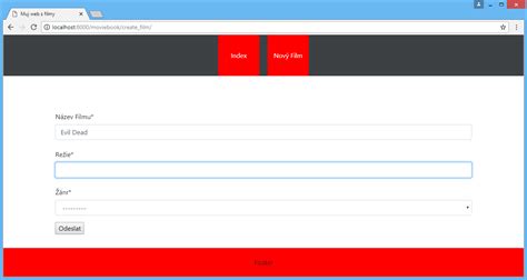 Lekce 8 Databáze filmů v Django Crispy forms a Bootstrap