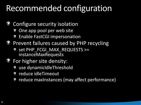 Ppt Hosting Php On Iis 70 Best Practices For Shared Hosting