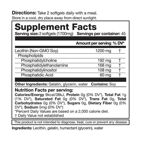 Soy Lecithin Life Nutrition