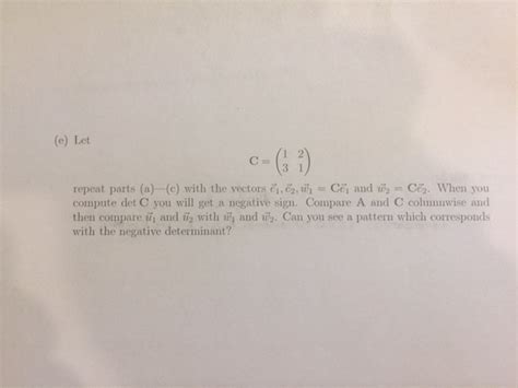Matrices As Linear Transformations And Determinants