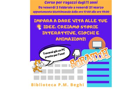 Creare Un Videogioco Corso Di Coding Con Scratch Alla Beghi Spezzino
