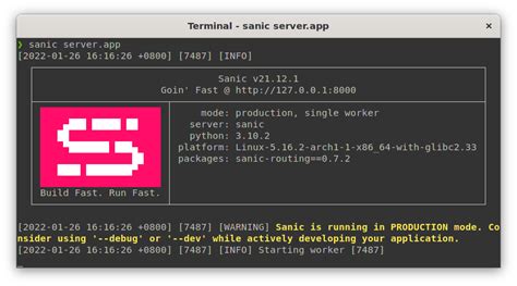 Python Web 开发框架 Sanic 初探