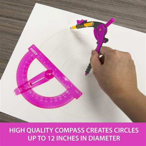 Protractor Compass Set