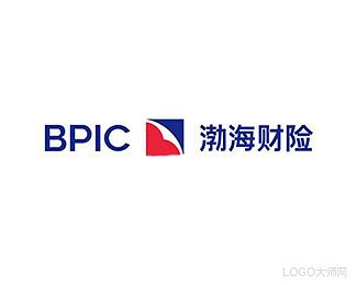 新标识采用红蓝两色其基本形以中国古代的印玺为造型元素方正立信整体造型严谨而富有底蕴负形既是以渤首字母B提炼出的抽象图形又是