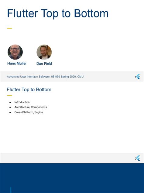 An Introduction To Flutters Architecture Components And Cross