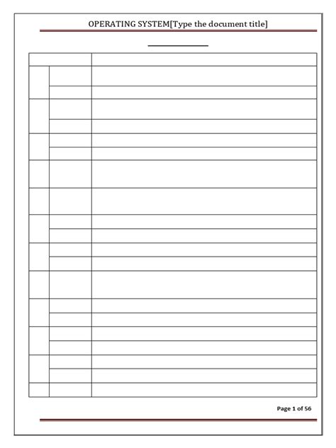 Mca Os Unit 1 Notes 2 Pdf Operating System Process Computing