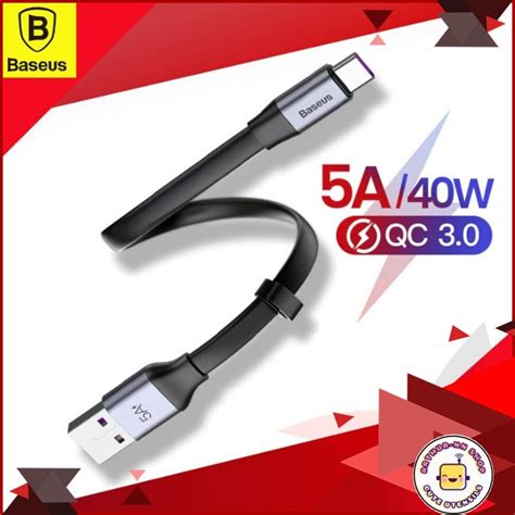 พร้อมส่ง Baseus สายชาร์จ Huawei 40w Type C รองรับ Supercharge 5a Qc30