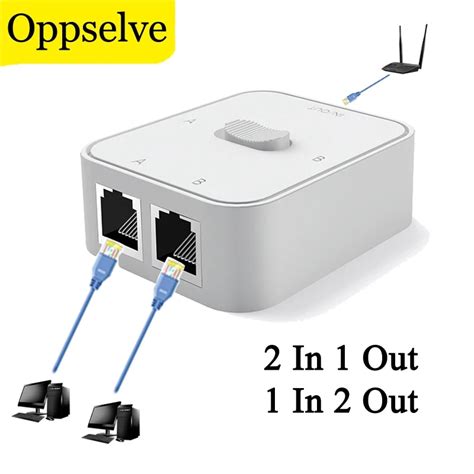 고성능 내부 외부 인터넷 분배기 Lan 이더넷 스마트 스위치 선택기 2 포트 Rj45 Cat6 기가비트 네트워크 스위치 Aliexpress