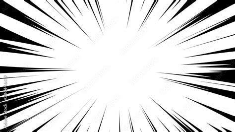 Radial Speed Lines Vector Background Stock Vector Adobe Stock