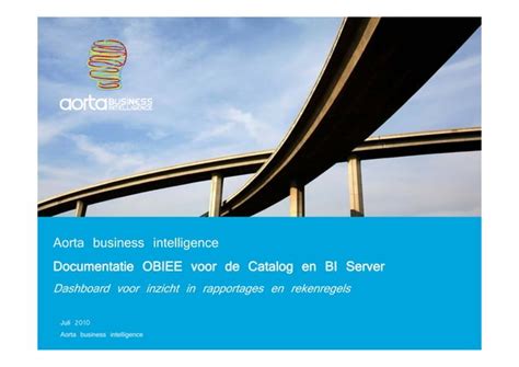 obiee catalog and repository dashboard pdf