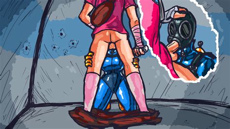 Rule 34 2d 2d Artwork Backsack Bag Blowjob Bodysuit Boots Breasts