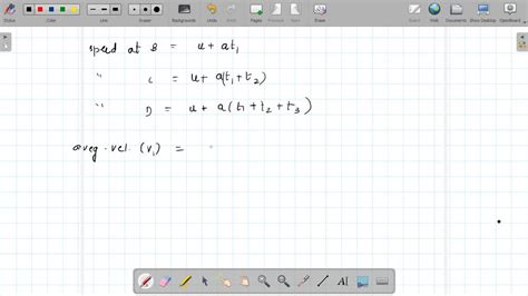 A Particle Moving With Uniform Acceleration Has Average Velocities V V And V Over The
