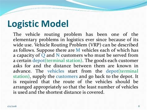 Route Optimization Algorithm