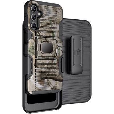 Nakedcellphone Combo For Samsung Galaxy A G Rugged Phone Case With Stand And Belt Clip
