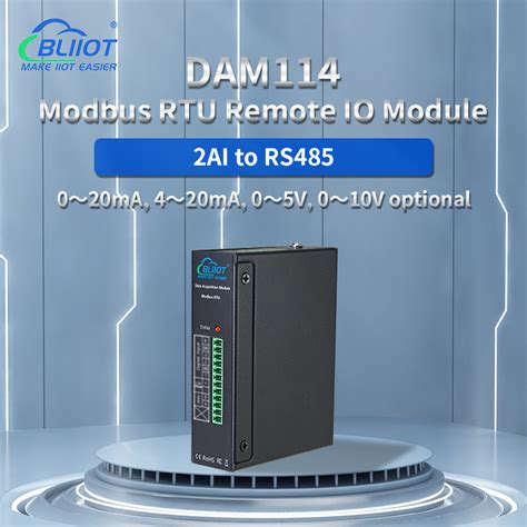 BLIIoT Modbus RTU Analog Acquisition I O Module For Automation System