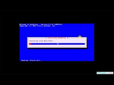 4 Installing Citrix XenServer 6 5 YouTube