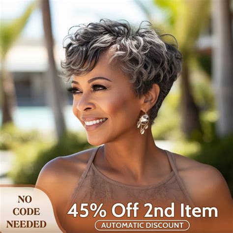 Standard Salt And Pepper Wigs Soul Lady