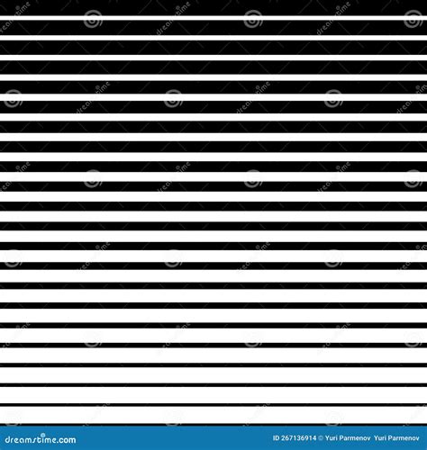 Horizontal Line Half Tone Pattern From Thick Line To Thin Parallel