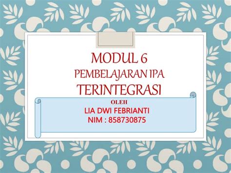 tugas modul 6 pptx