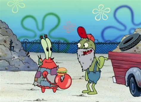 Theres Junkyard Old Man Jenkins Spongebob Mr Krabs Nickelodeon