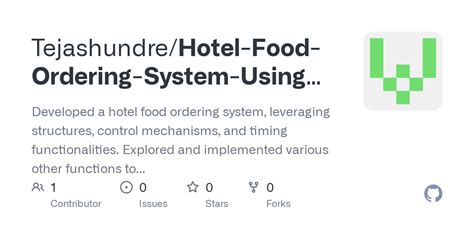 Github Tejashundre Hotel Food Ordering System Using Labview Developed A Hotel Food Ordering