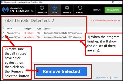Windows 10 Running Malwarebytes To Check For Viruses Bayc Tech News And Tips