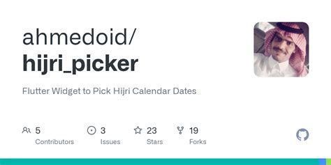 Github Ahmedoidhijripicker Flutter Widget To Pick Hijri Calendar Dates