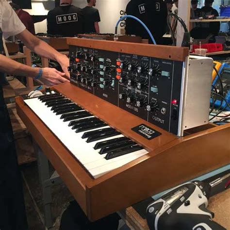 Moog Minimoog Model D Reissue Unveiled At Moogfest ZZounds Music Blog